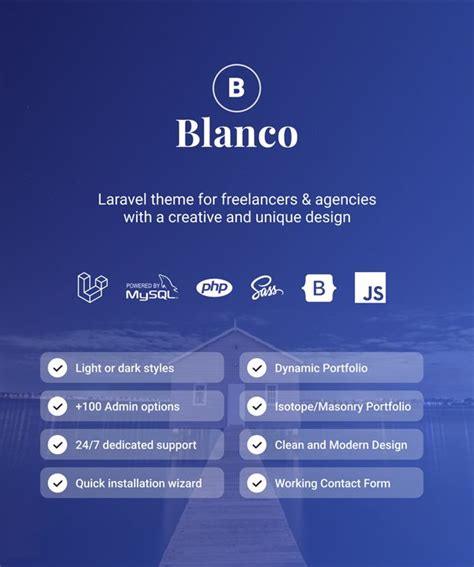Blanco Personal Portfolio And Blog Laravel Script Codemarket