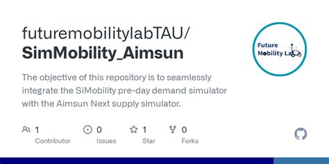 Github Futuremobilitylabtausimmobilityaimsun The Objective Of This Repository Is To