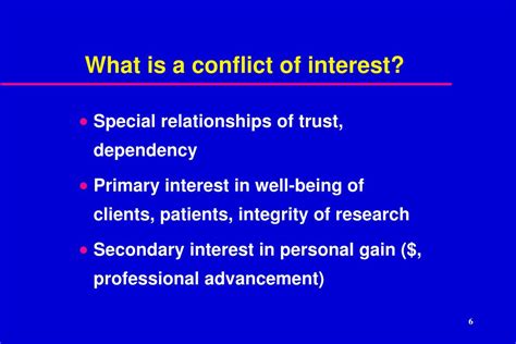 Ppt Conflicts Of Interest Powerpoint Presentation Free Download Id