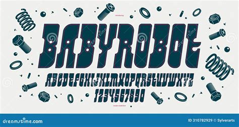 Bold Futuristic Comics Display Font For Logos And Posters Cartoon