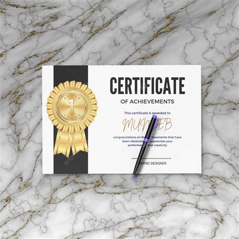 졸업장 모형 템플릿 Psd 다운로드 디자인 자료 다운로드