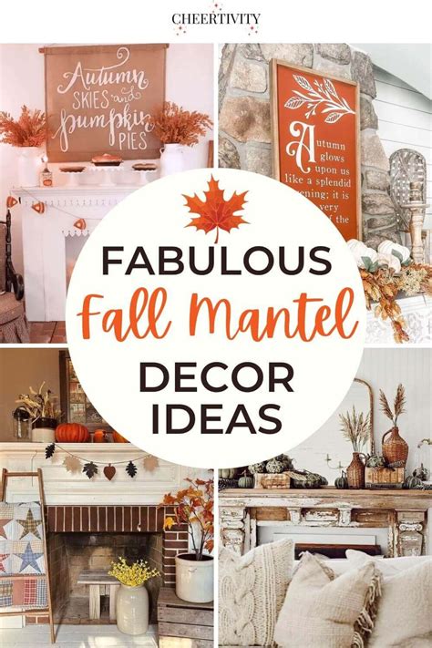 Easy Fall Mantel Decor Ideas Cheertivity