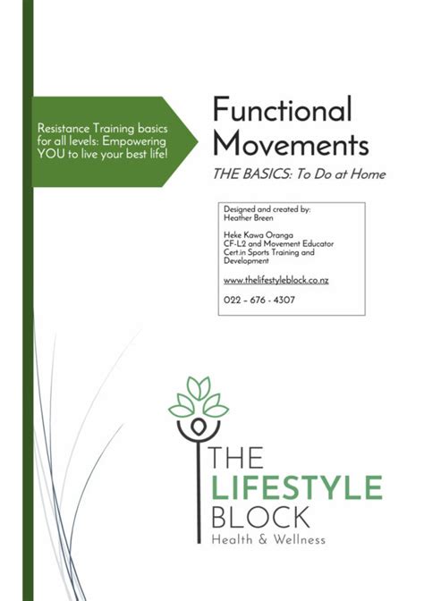 Functional Movements Pdf The Lifestyle Block