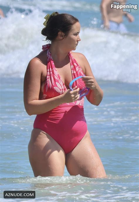 Jacqueline Jossa Sexy Sizzles In Marbella Beach Aznude