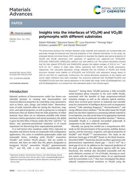 Pdf Insights Into The Interfaces Of Vo2 M And Vo2 B Polymorphs With