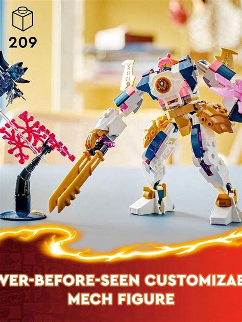 Lego Lego Ninjago Sora S Elemental Tech Mech Mini Ninja Toy Customizable Figure Adventure Toy