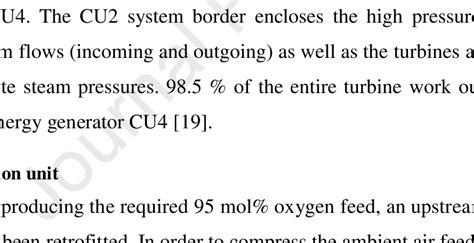 Shows The Boundaries Of The Supercritical Oxy Combustion Steam Cycle Download Scientific