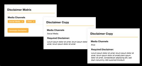 Automatically Create Standardized Disclaimers Intelligencebank