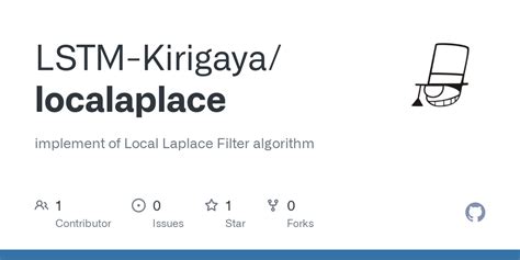 GitHub LSTM Kirigaya Localaplace Implement Of Local Laplace Filter