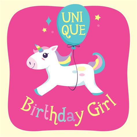 Birthday Girl Unique Card Boomf
