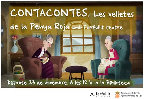 Cuentacuento Les Velletes De La Penya Roja Ayuntamiento De Tibi
