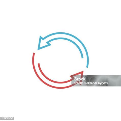 回收箭頭刷新重新載入旋轉包裝環球標誌的符號或符號圓形箭頭在白色背景上隔離的庫存向量圖向量圖形及更多互聯網圖片 互聯網 商標 圓形
