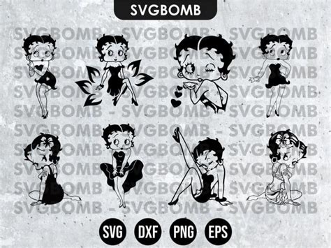 Betty Boop Svg Vectorency