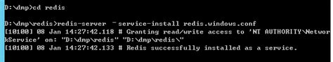Redis 注册windows服务自启动 译林 博客园