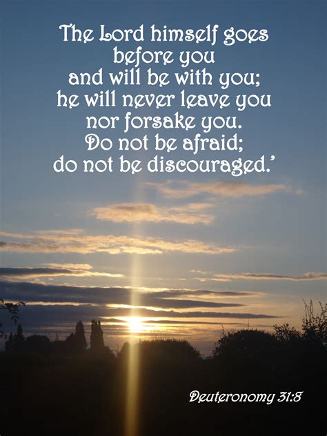 Verse Of The Day Deuteronomy 31 8 Kjv Highland Park Baptist Church