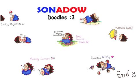 Chibi Hedgies 13 Sonadow Doodles By Kawaii Week On Deviantart