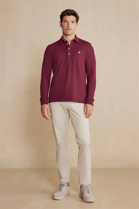 Uzun Kollu Polo Yaka T Shirt BBFW MTS Brooks Brothers