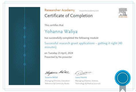 Yohanna Waliya On Linkedin This Is The New Certificate