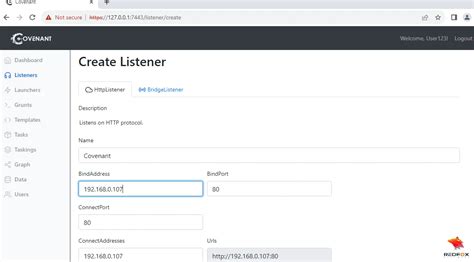 Power Of Covenant C2 Framework Redfox Security Pen Testing Services