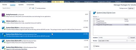 Things An Xaf Ef Code First Sqlite Starter Project Blog
