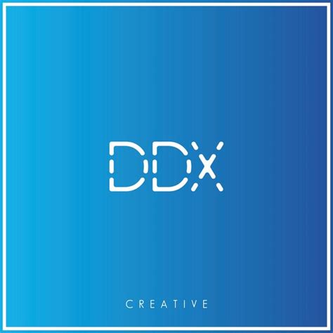 Premium Vector Ddx Premium Vector Latter Logo Design Creative Logo