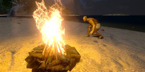 Caveman With Fire