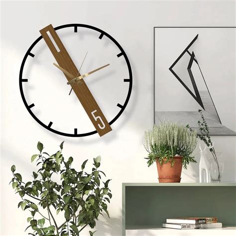 Jual Jam Dinding Keren Bahan Kayu Polywood Berkualitas Design Unik Dan