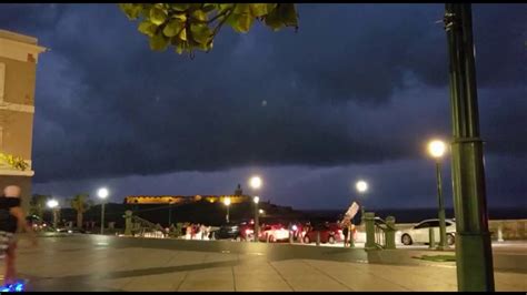 Puerto Rico San Juan Hyperlapse Dark Rain Clouds Youtube