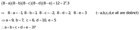 If A B C D E Are Distinct Integers Such That 8 A 8 B8 C8