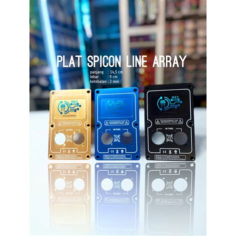 Jual Plat Speakon Datar Line Array Tebal Aluminium Terminal Spicon Built Up 2 Pin 3 Variasi