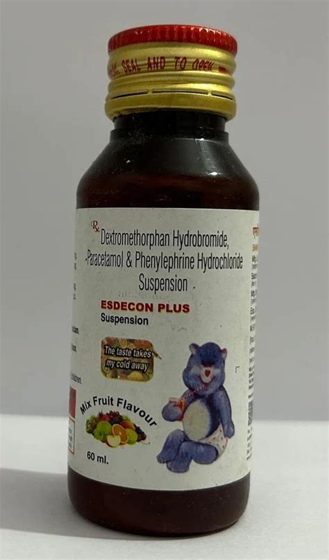 Dextromethorphan Hydrobromide Paracetamol Phenylephrine Hydrochloride Suspension At ₹ 43 Bottle