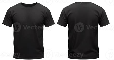 Black T Shirt Back Pngs For Free Download