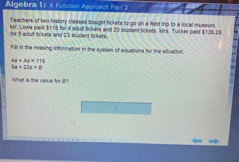 solved algebra i a function approach part 2 teachers of two