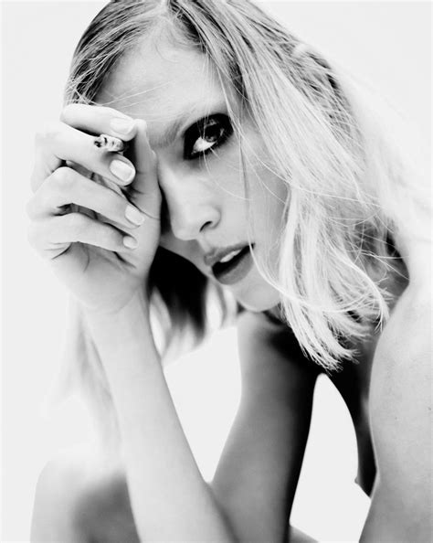Anja Rubik By Robin Galiegue Styling By Alice Goddard Self Service