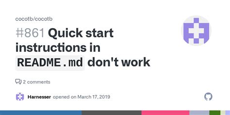 Quick Start Instructions In `readmemd` Dont Work · Issue 861