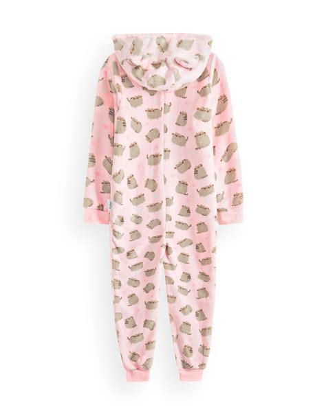 Pusheen The Cat Onesie For Girls Pink — Vanilla Underground
