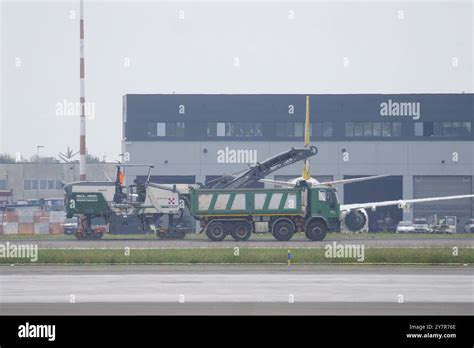 Ryanair Plane Tire Bursts On Landing Runway Damaged And Airport Closed