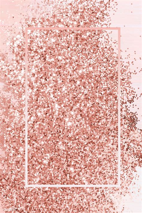 Rose Gold Glitter Background