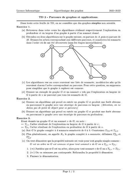 Td Graphes Pdf