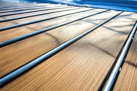 Premium Ai Image Closeup Of Unattached Catamaran Decking Materials