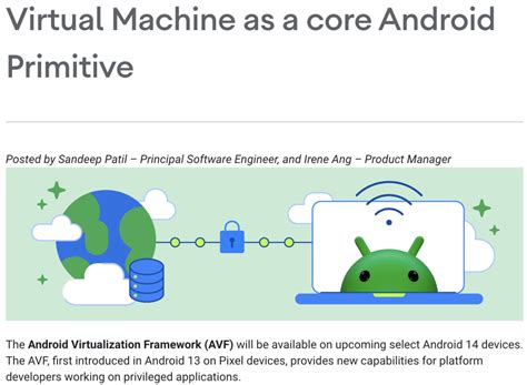 Android开发团队宣布将AVF虚拟机作为Android原语 东方安全 cnetsec