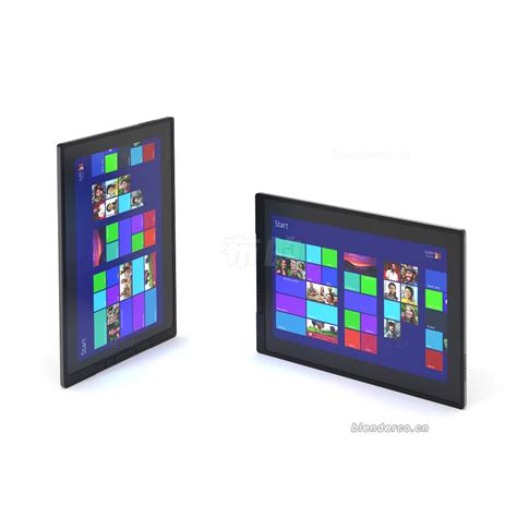 Blender显示器平板模型 Blender布的