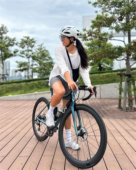 平良エレアさんのインスタグラム写真 平良エレアinstagram「昨日は朝活にサイクリング🚴‍♀️ 20kmだけのんびり朝の涼しいうち