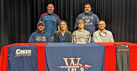 Freeman Davis Sign To Wrestle At Coker High School