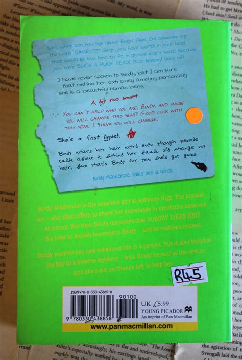 Becoming Bindy Mackenzie Jaclyn Moriarty Belles Books Online