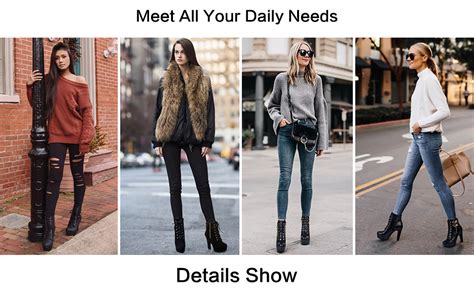 Susanny High Heel Boots For Womenwomens Platform Boot