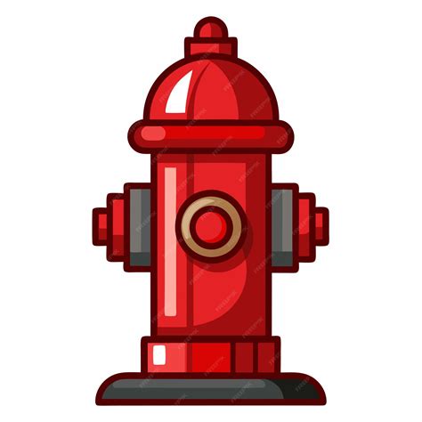 Fire Hydrant Vector On White Background Premium Ai Generated Vector