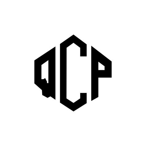 Diseño De Logotipo De Letra Qcp Con Forma De Polígono Diseño De