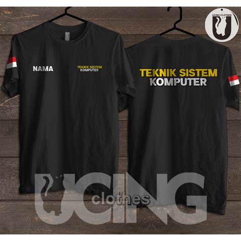 Jual Kaos Baju Teknik Sistem Komputer Gratis Nama Kamu Kaos Distro