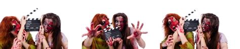 Bruja Aterradora En El Concepto De Halloween Foto Fondos E Imagen Para
